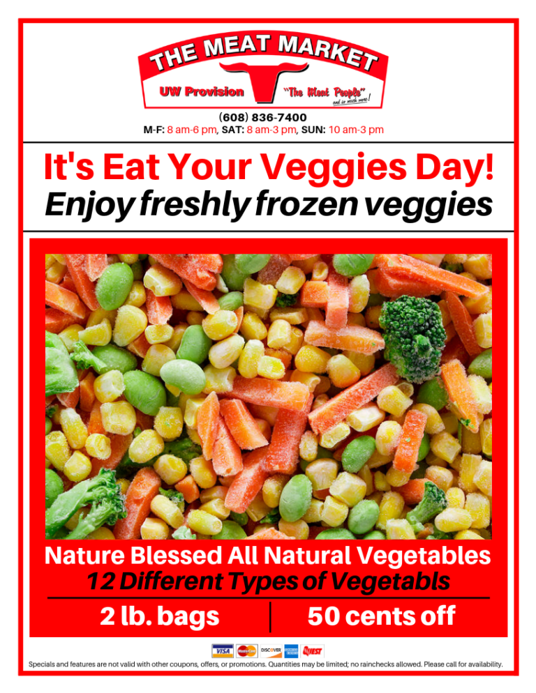 June 17: Eat Your Veggies Day - UW Provision Company