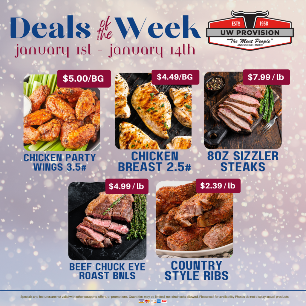 Deals of the Week - UW Provision Company
