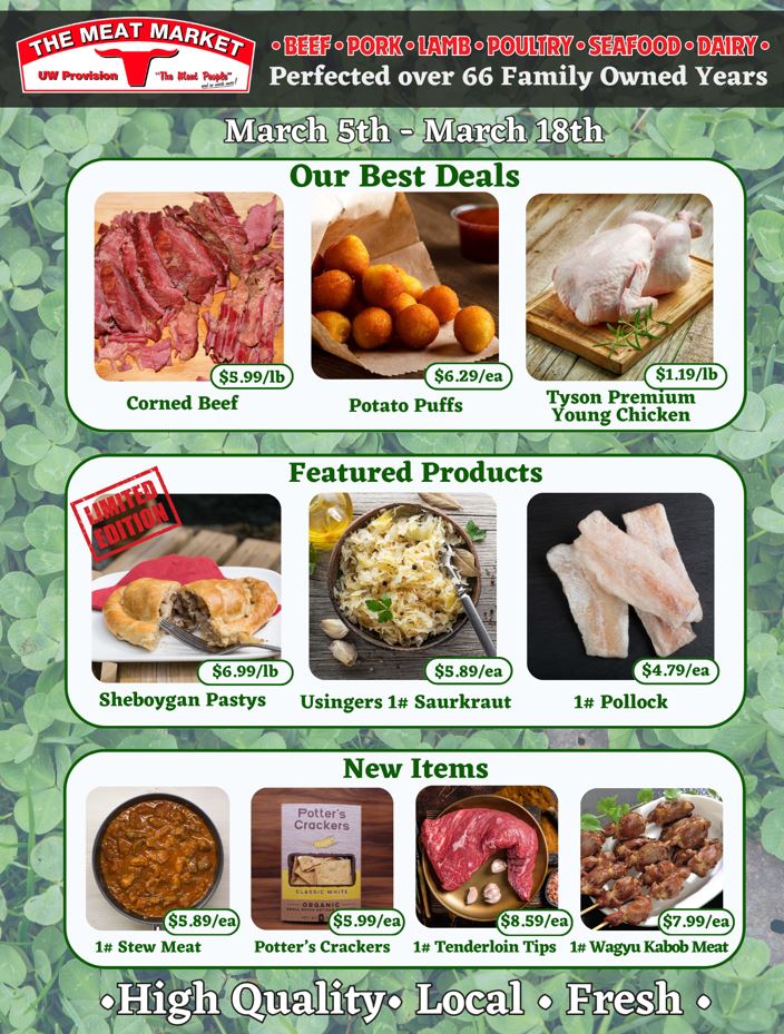 Deals of the Week - UW Provision Company